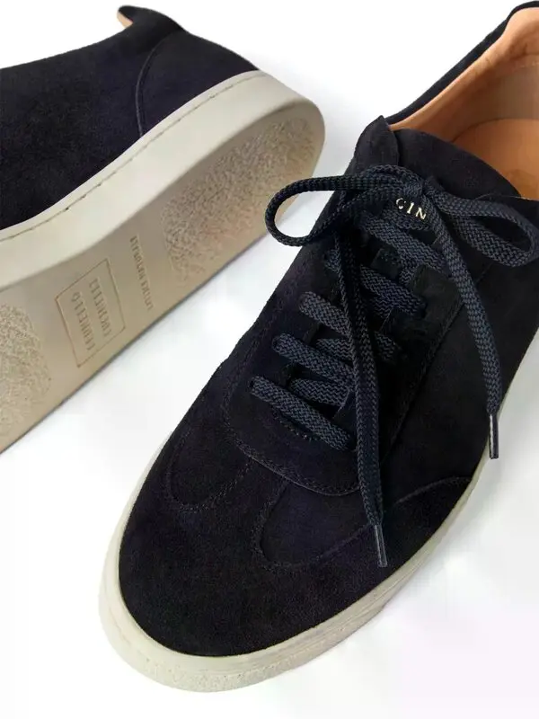 Brunello Cucinelli Logo-print Leather Sneakers