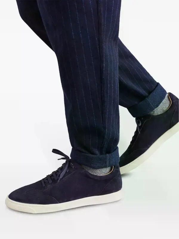 Brunello Cucinelli Logo-print Leather Sneakers