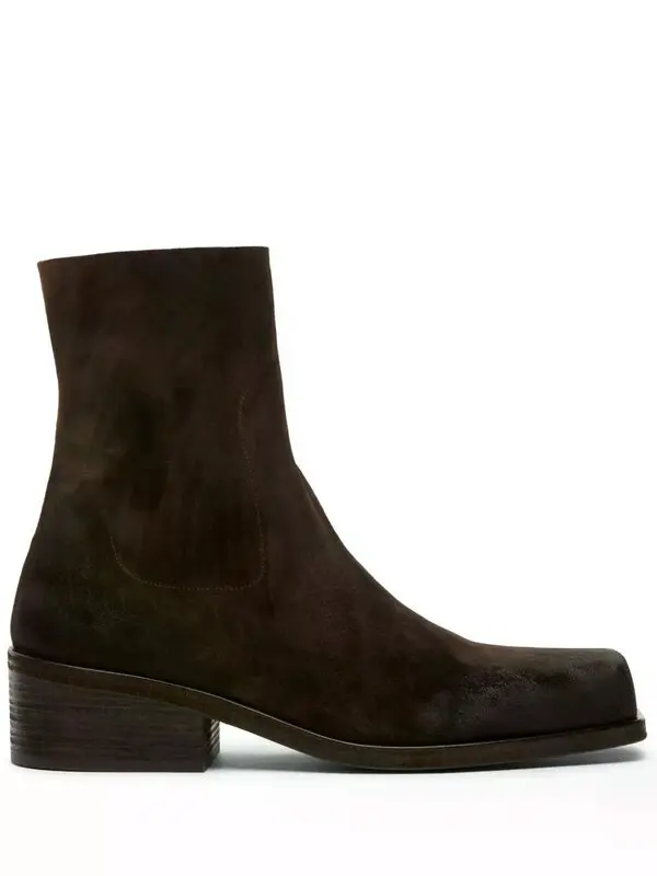 Marsèll 55mm Cassello Suede Ankle Boots - Brown