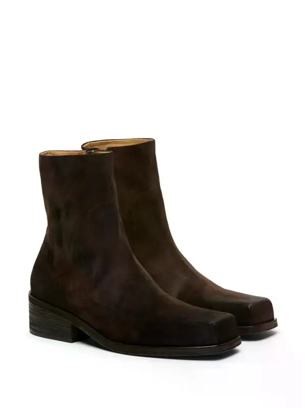 Marsèll 55mm Cassello Suede Ankle Boots - Brown