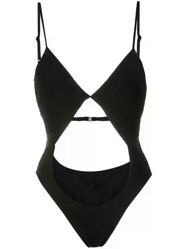 AMIR SLAMA Cut-out Swimsuit - Black