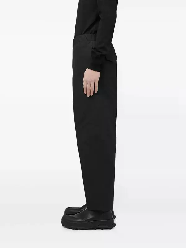 JIL SANDER Elasticated-waistband Cotton Trousers