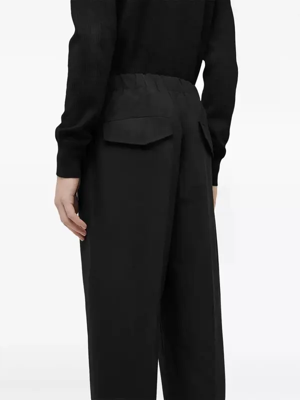 JIL SANDER Elasticated-waistband Cotton Trousers