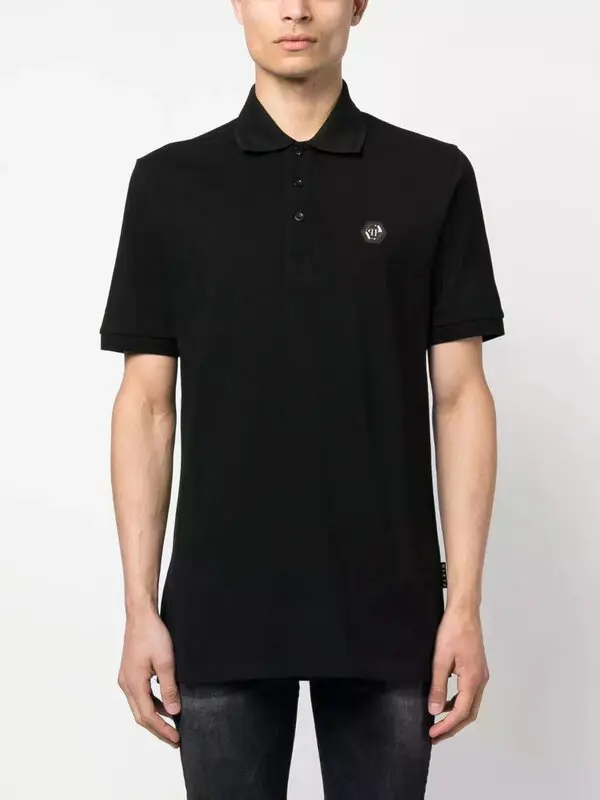 Philipp Plein Logo_patch Short-sleeved Polo Shirt
