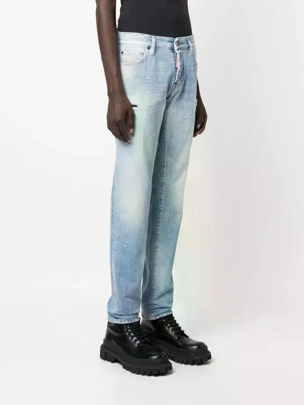 Dsquared2 Low-rise Slim-fit Jeans - Blue