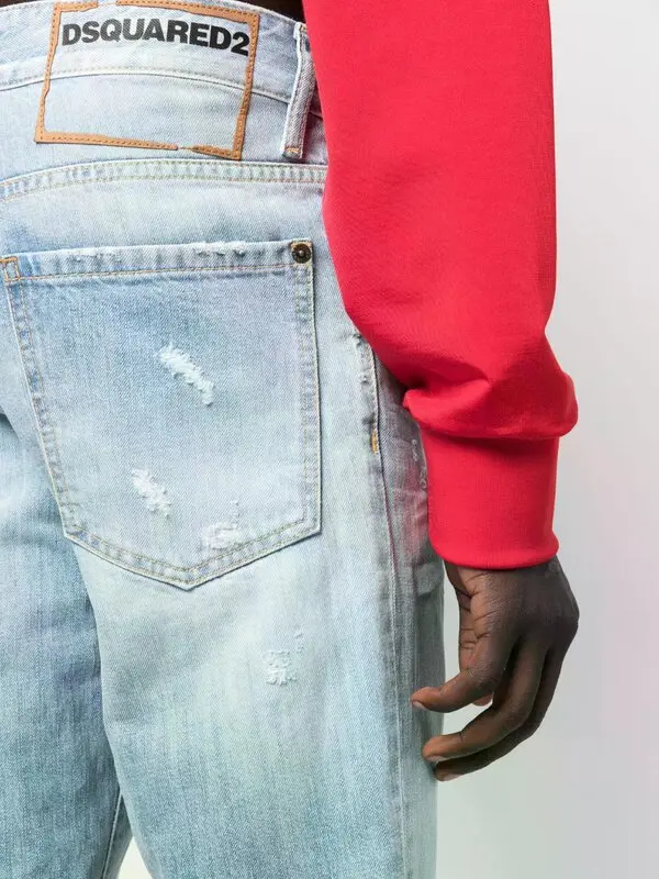 Dsquared2 Low-rise Slim-fit Jeans - Blue