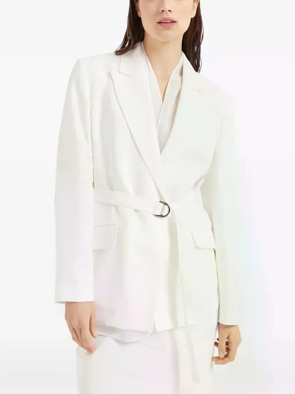 Brunello Cucinelli Monili-detail Twill Blazer