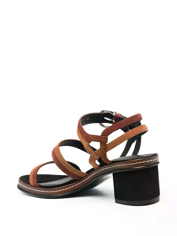 FERRAGAMO Two-tone Leather Sandals
