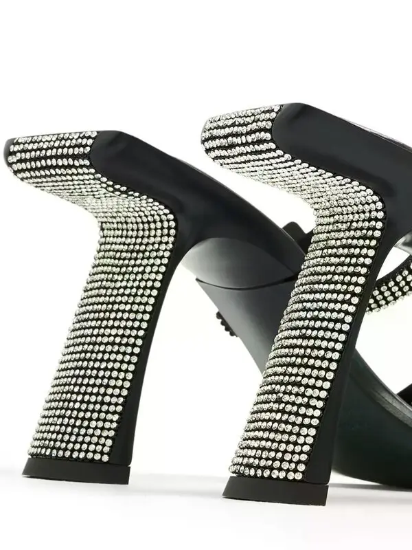 Benedetta Bruzziches Embellished Square Toe Sandals