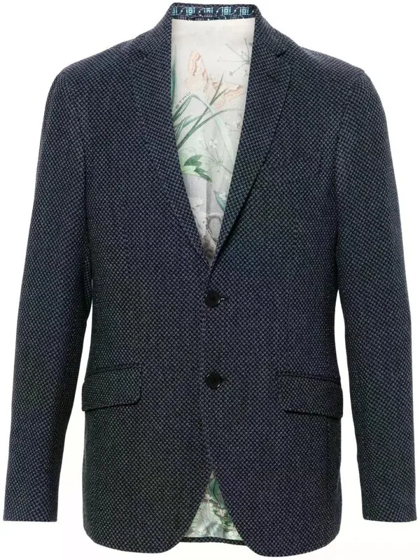 Etro Single-breasted Blazer - Blue