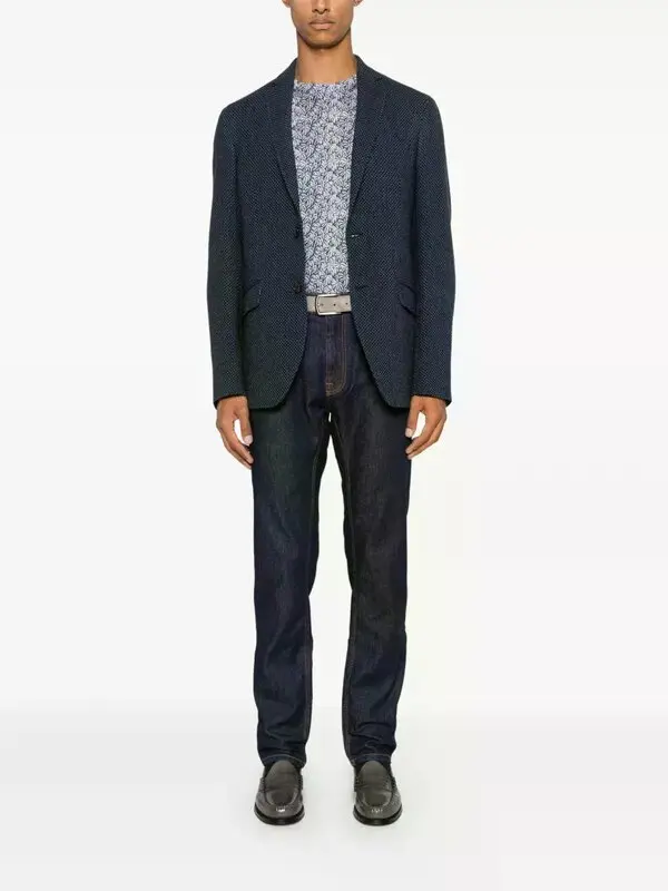 Etro Single-breasted Blazer - Blue