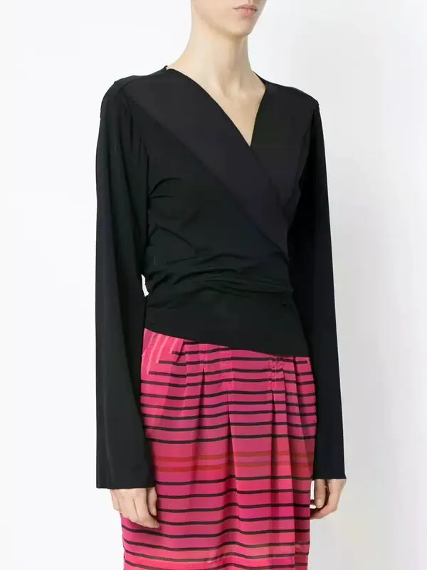 AMIR SLAMA Wrap Style Blouse