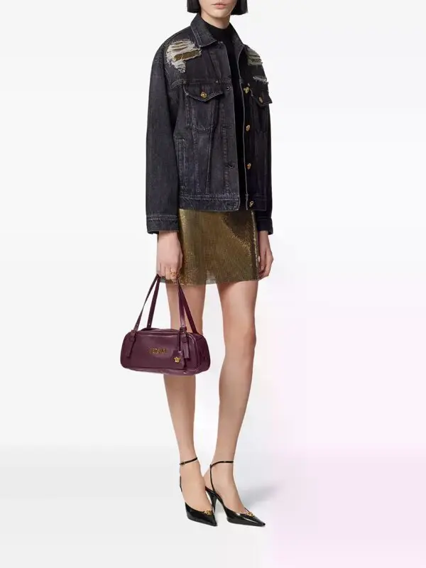 Versace Distressed Denim Jacket