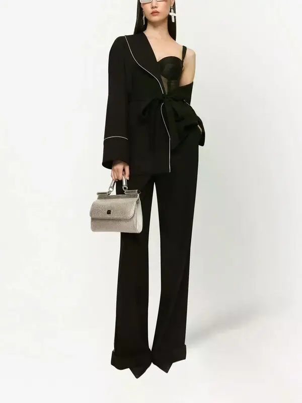 Dolce & Gabbana Kim Belted Pajama Shirt