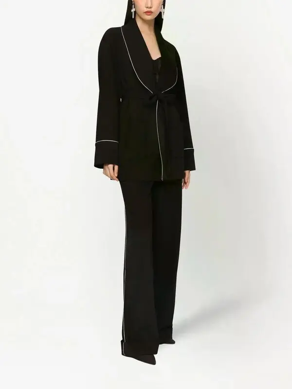 Dolce & Gabbana Kim Belted Pajama Shirt