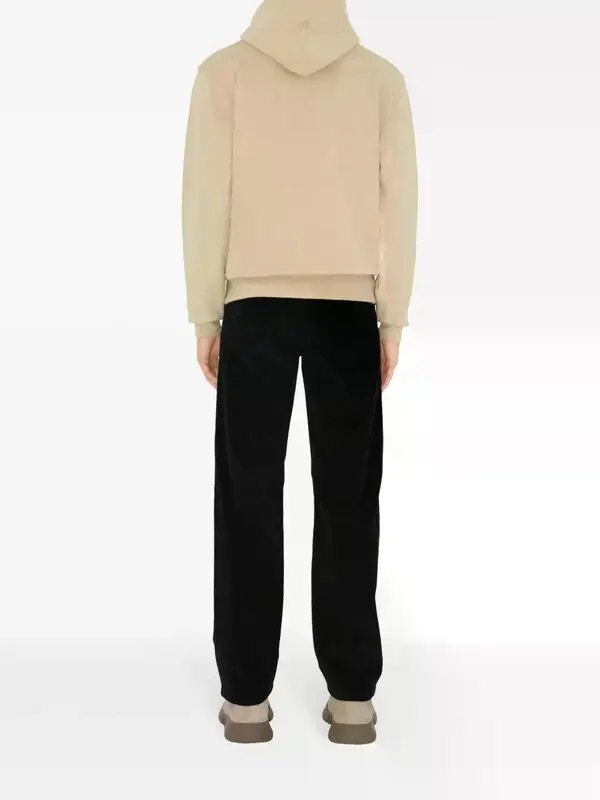 Burberry Check-pattern Patch Cotton Hoodie