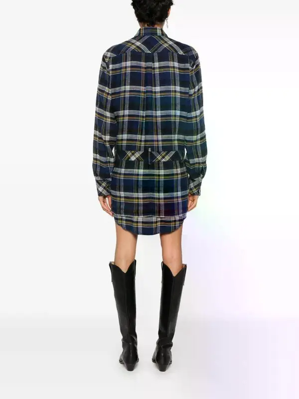 Dsquared2 Plaid Mini Dress