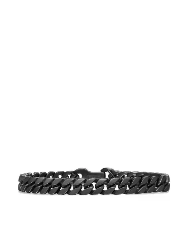 David Yurman Curb Chain Titanium Bracelet - Black
