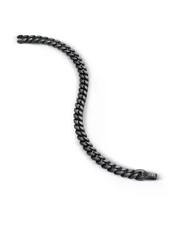 David Yurman Curb Chain Titanium Bracelet