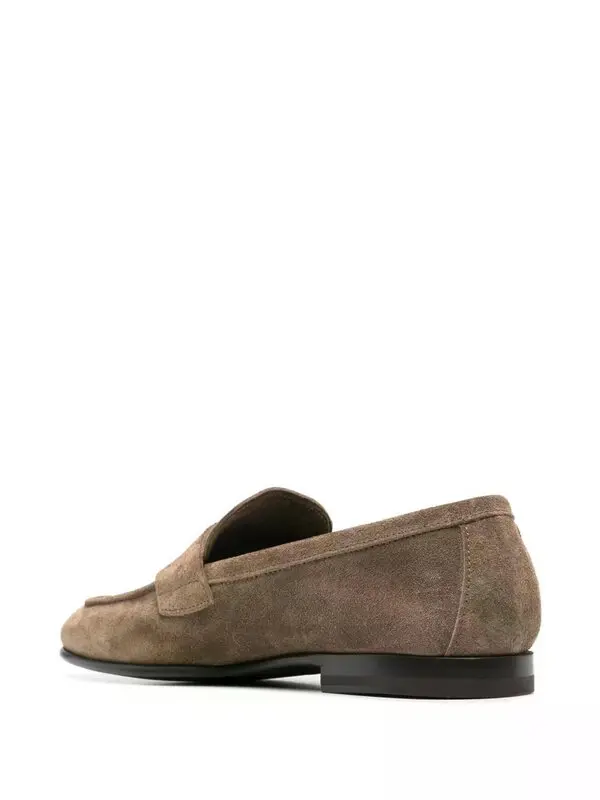 SCAROSSO Gregory Suede Loafers - Neutrals