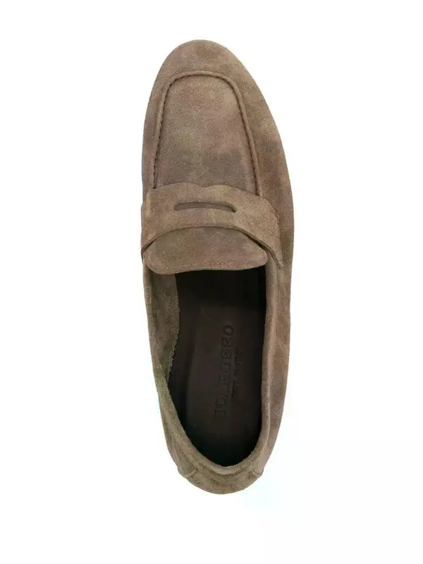 SCAROSSO Gregory Suede Loafers - Neutrals