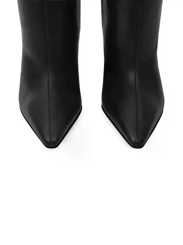 COURREGES Astro Leather Boots - Black
