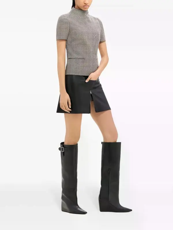 COURREGES Astro Leather Boots - Black