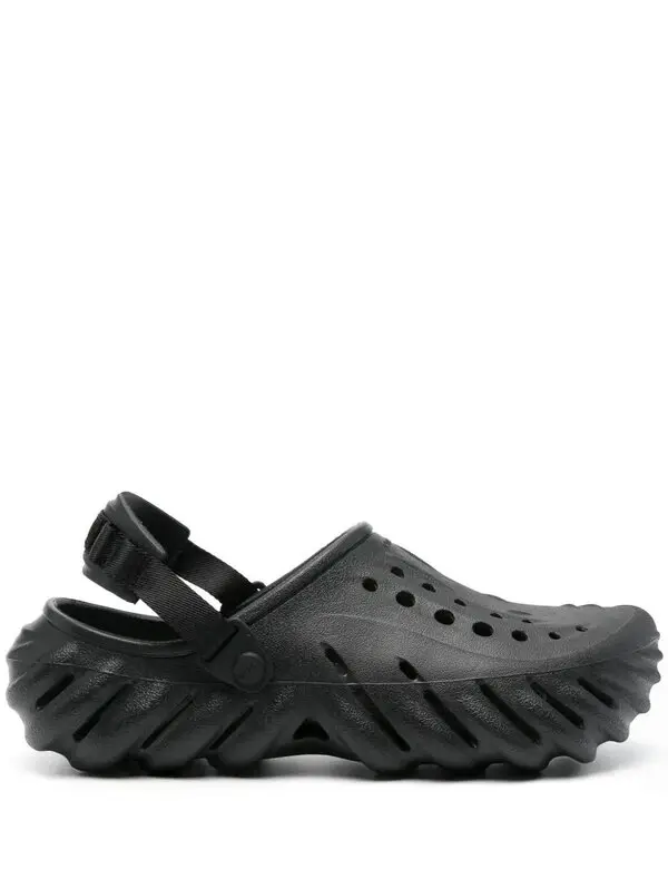 CROCS Echo Logo-embossed Clogs
