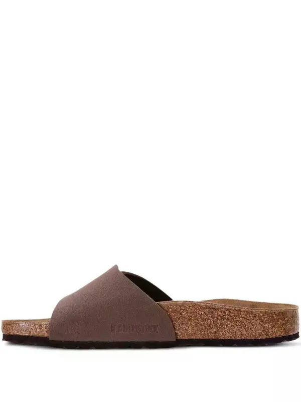 BIRKENSTOCK Catalina Leather Slides - Brown