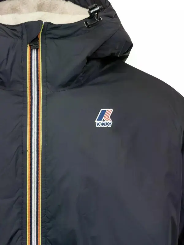 K-WAY Le Vrai 3.0 Eiffel Coat - Blue