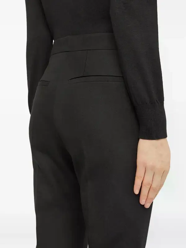 JIL SANDER Cotton Cropped Trousers