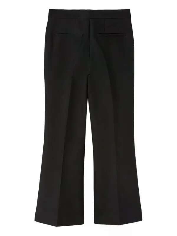 JIL SANDER Cotton Cropped Trousers