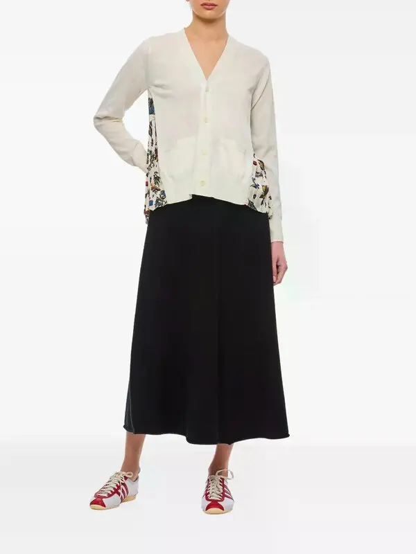 Extreme Cashmere High-waisted Draped Skirt