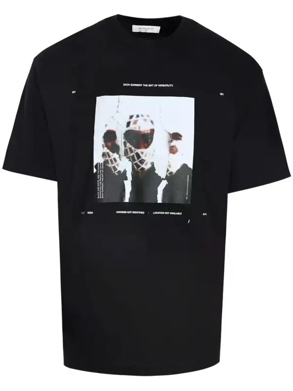 IH NOM UH NIT Graphic-print Cotton T-shirt - Black