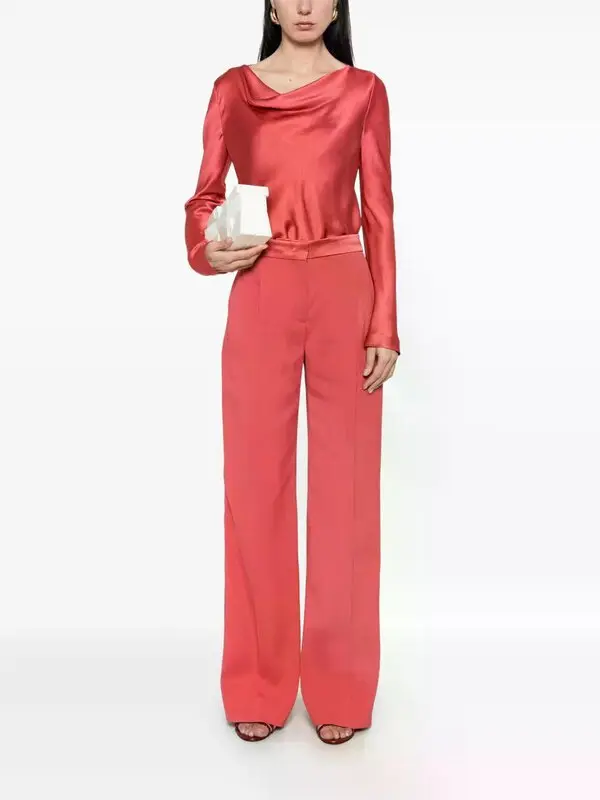 Alberta Ferretti Satin Blouse