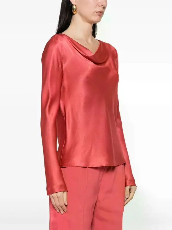 Alberta Ferretti Satin Blouse