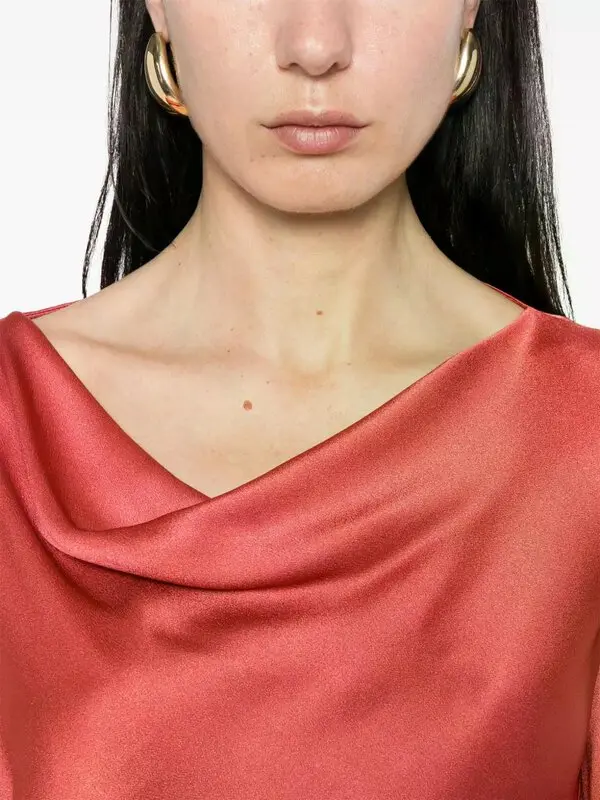 Alberta Ferretti Satin Blouse