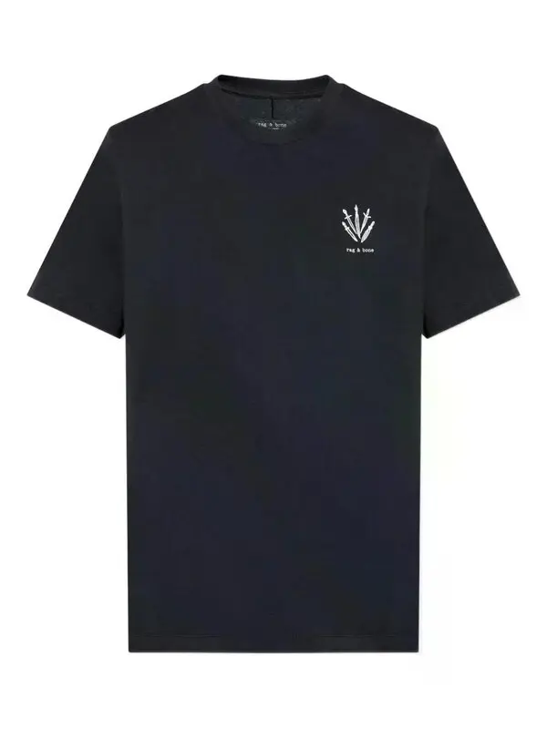 Rag & Bone Logo-print T-shirt - Black
