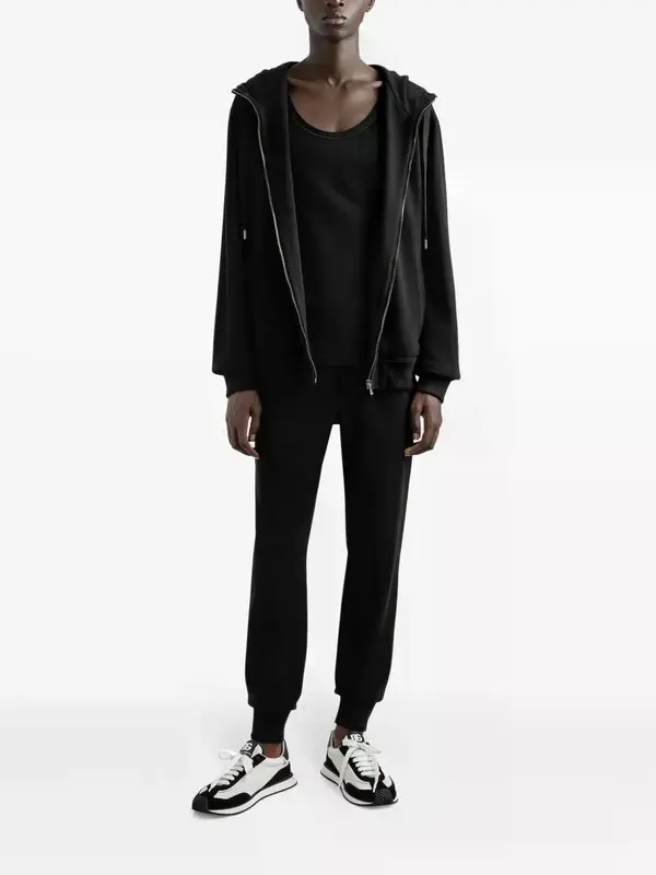 Dolce & Gabbana Logo-plaque Hoodie - Black