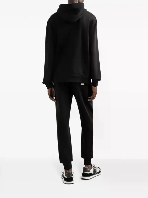 Dolce & Gabbana Logo-plaque Hoodie - Black