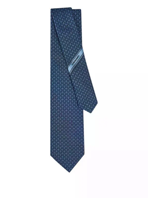FERRAGAMO Geometric Patterned Tie