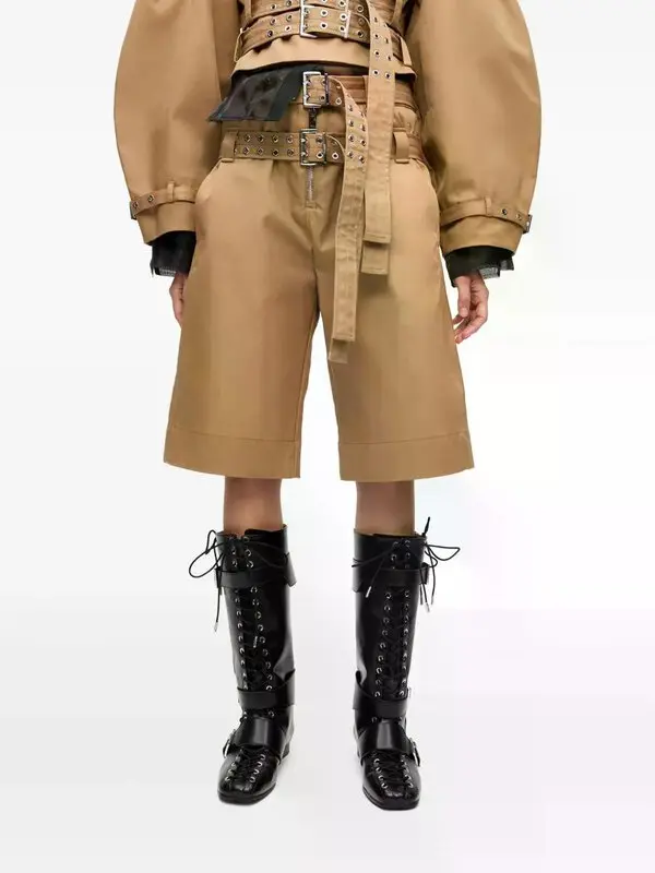 GANNI Layered Shorts