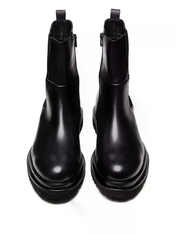 POCHE PARIS Leather Chelsea Boots