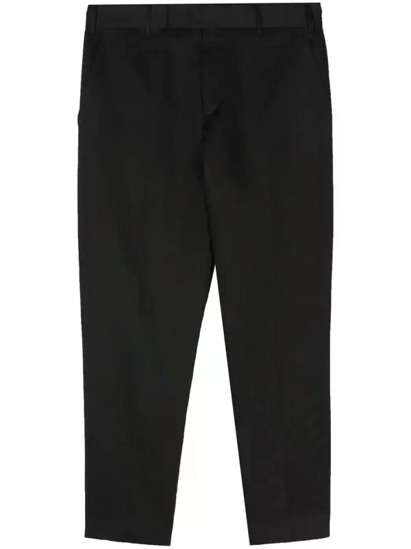 PT TORINO Cotton-linen Blend Tailored Trousers