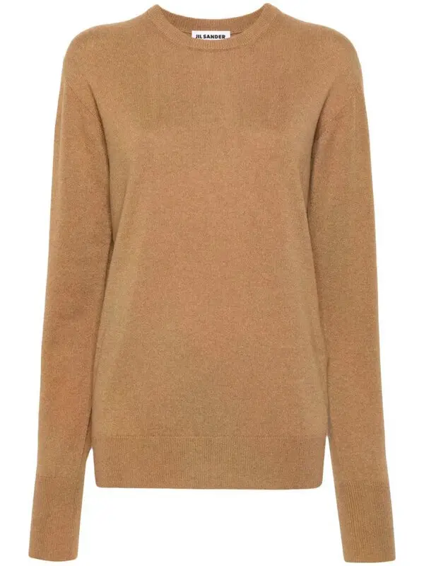 JIL SANDER Crew-neck Cashmere Jumper - Neutrals