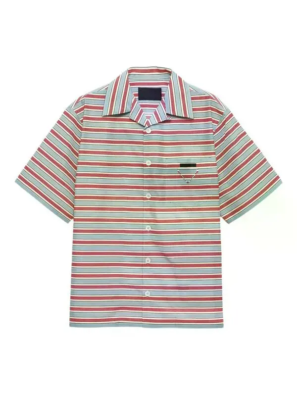 Prada Striped Bowling Shirt