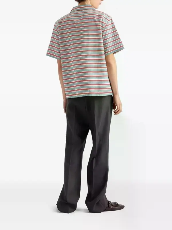 Prada Striped Bowling Shirt
