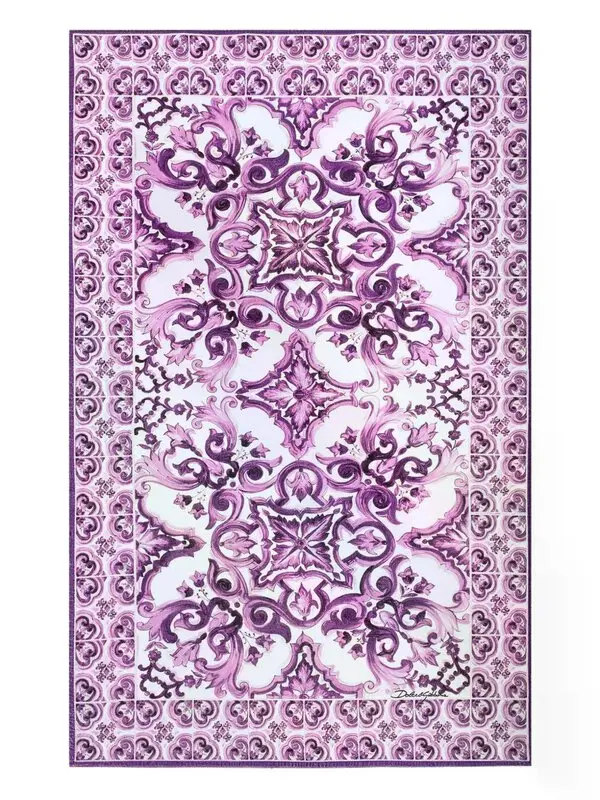 Dolce & Gabbana Cotton Towel - White