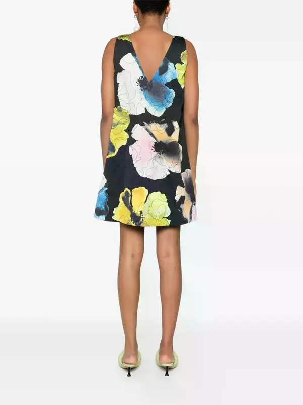 Stine Goya Watercolor Bloom Mini Dress