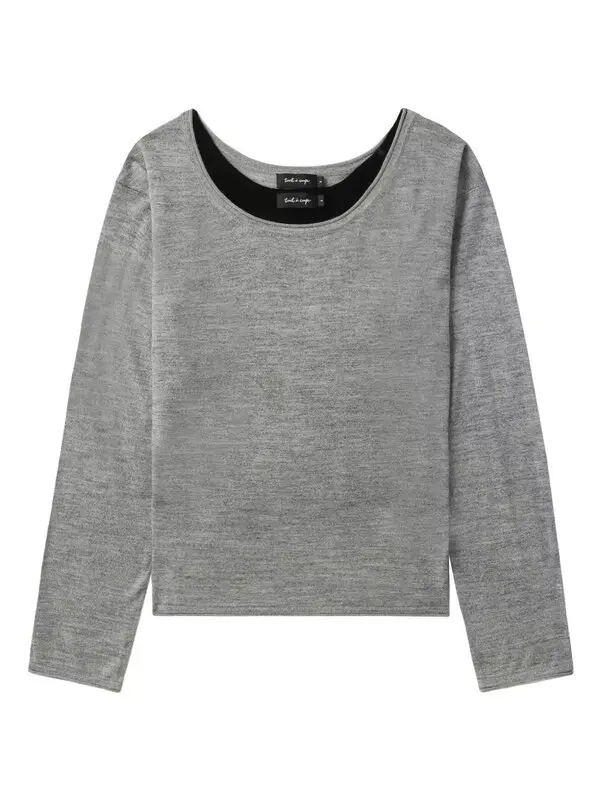 TOUT A COUP Layered Sweater